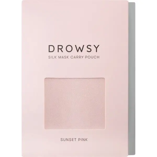 DROWSY SLEEP CO. Silk Carry Pouch - Damask Rose