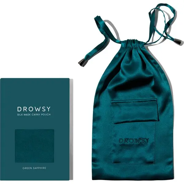 DROWSY SLEEP CO. Silk Carry Pouch - Pistachio