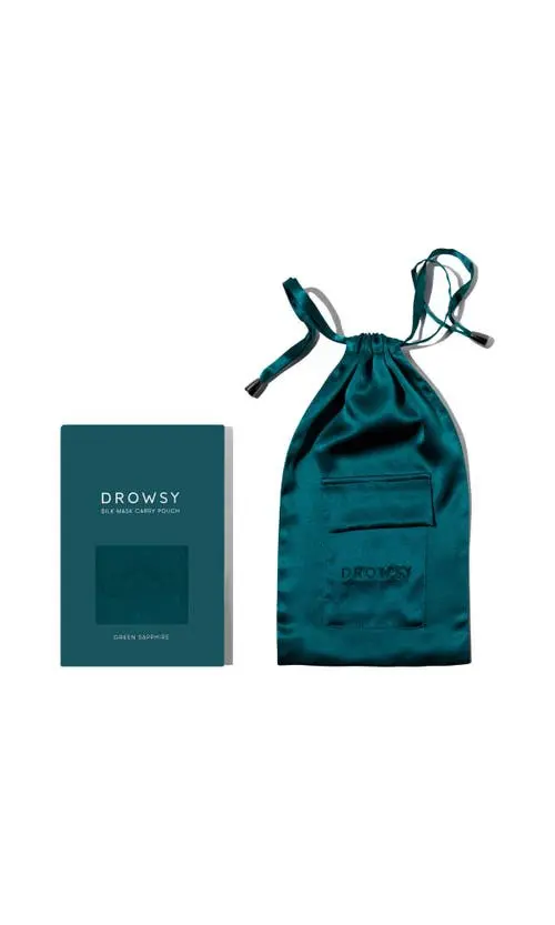 DROWSY SLEEP CO. Silk Carry Pouch - Pistachio