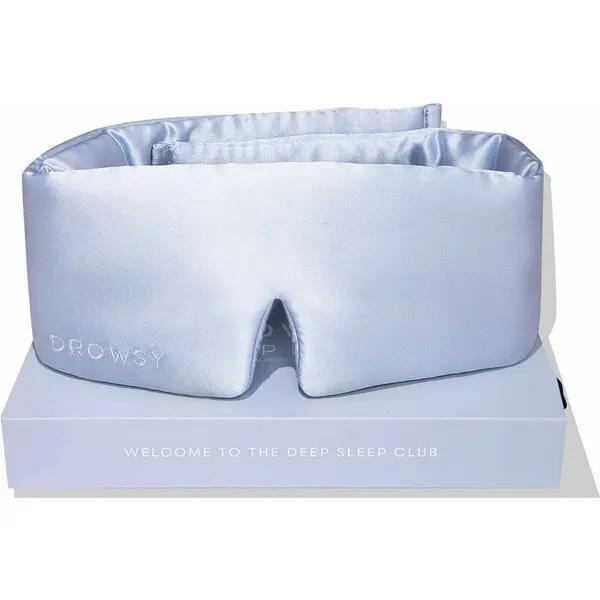 DROWSY SLEEP CO. Silk Sleep Mask - Blue Belle