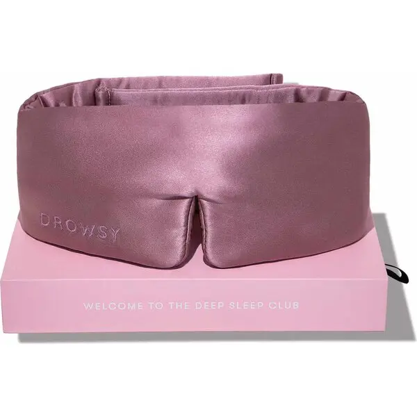 DROWSY SLEEP CO. Silk Sleep Mask - Damask Rose