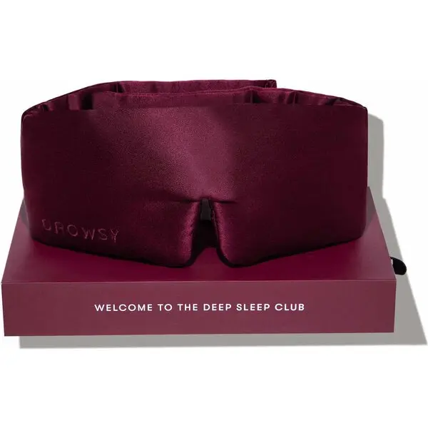 DROWSY SLEEP CO. Silk Sleep Mask - La Vie En Rouge