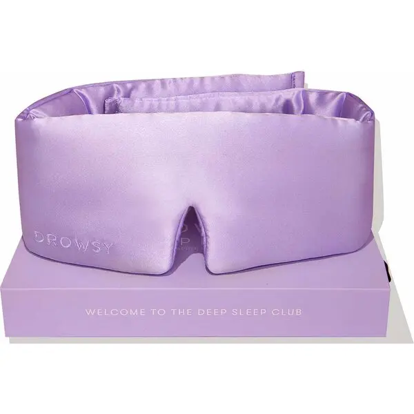 DROWSY SLEEP CO. Silk Sleep Mask - Lavender Haze