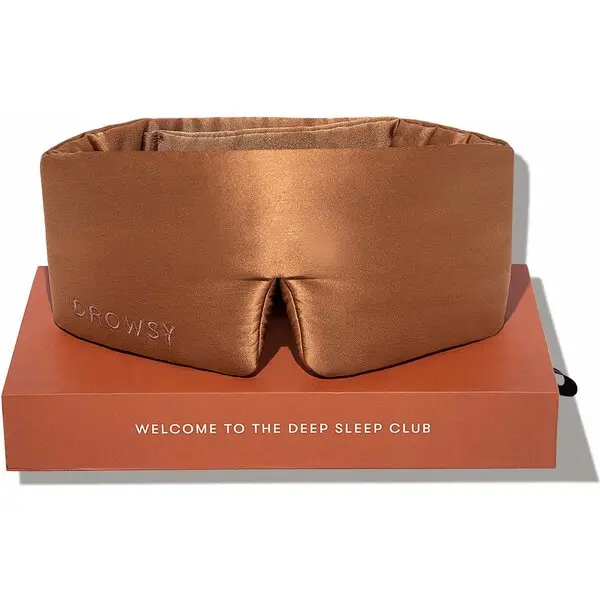 DROWSY SLEEP CO. Silk Sleep Mask - Pumpkin Spice