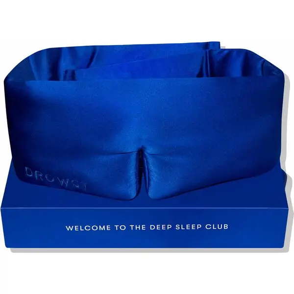 DROWSY SLEEP CO. Silk Sleep Mask - Royal Blue