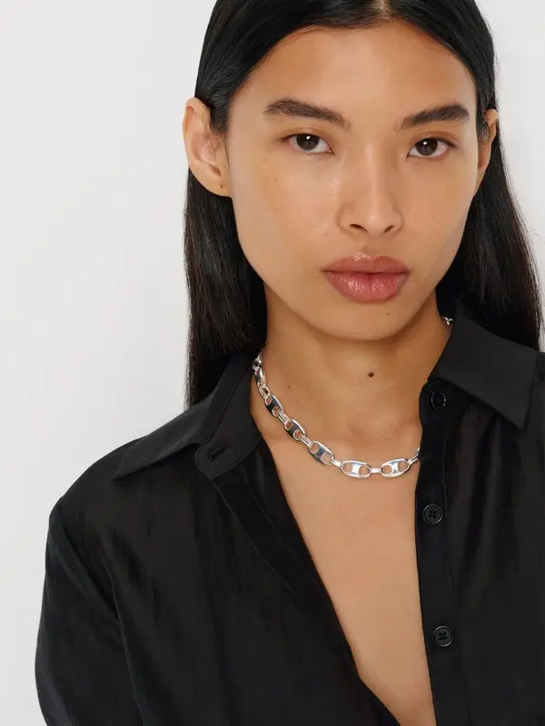 REFORMATION Coco Mariner Chain - Silver