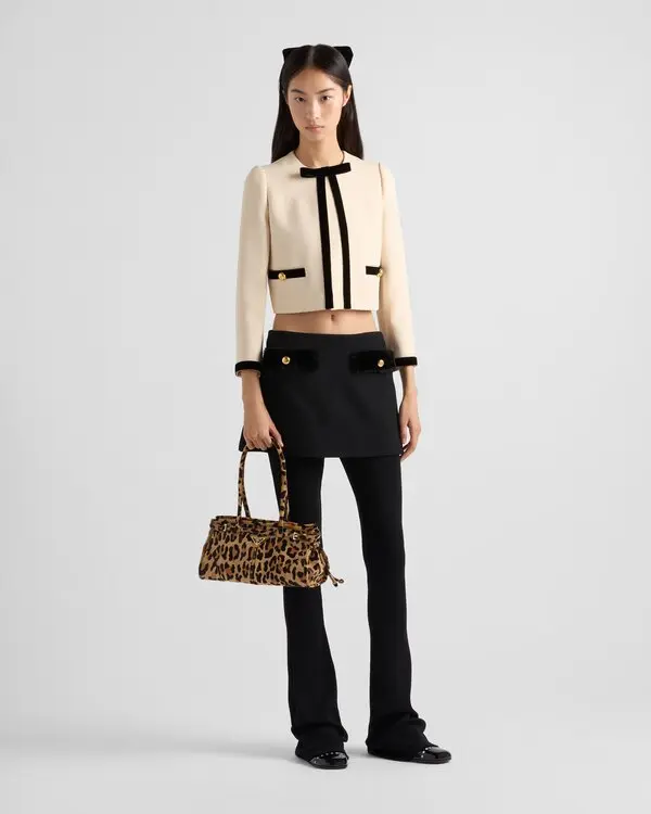 Prada Single-breasted Compact Sablé Jacket
