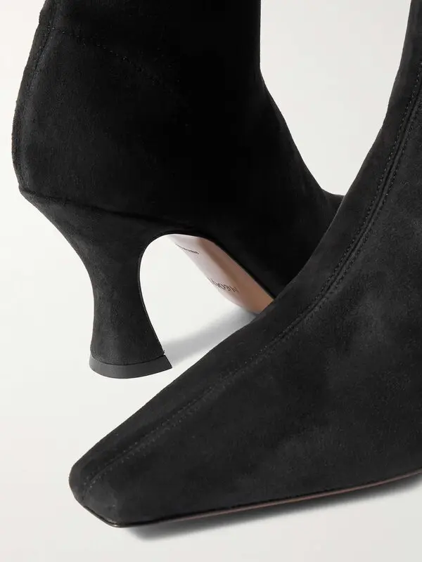 NEOUS Ran Stretch-suede Ankle Boots - Black