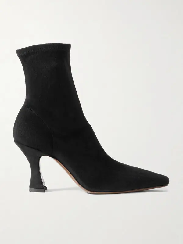 NEOUS Ran Stretch-suede Ankle Boots - Black