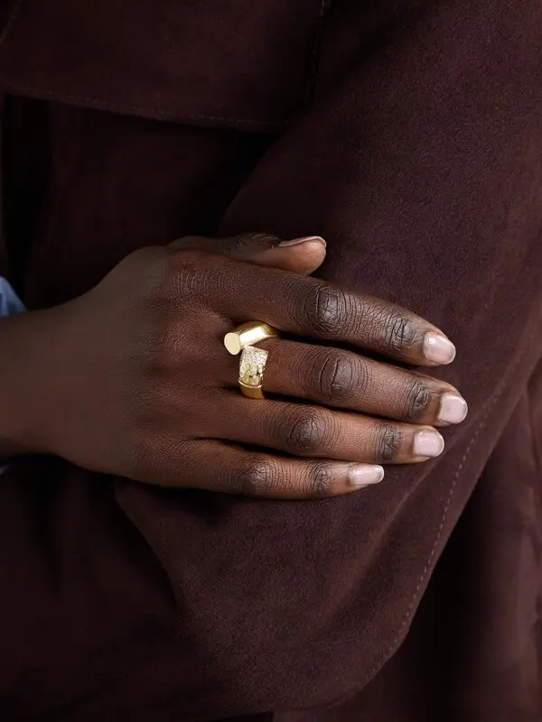 TABAYER Oera Large 18-karat Diamond Ring - Gold