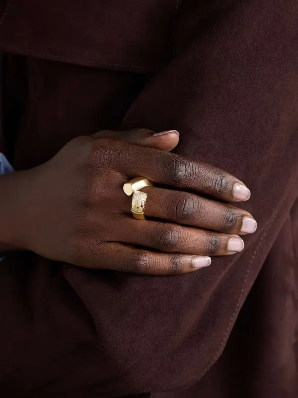 TABAYER Oera Large 18-karat Diamond Ring - Gold
