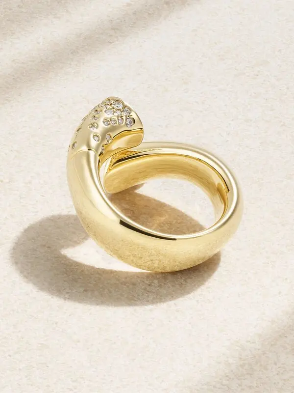 TABAYER Oera Large 18-karat Diamond Ring - Gold