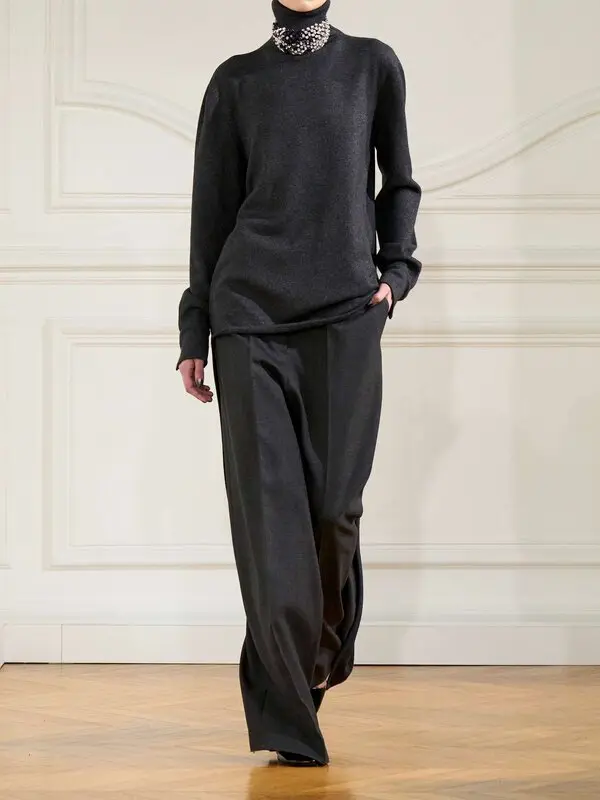 Givenchy Wool Wide-leg Trousers