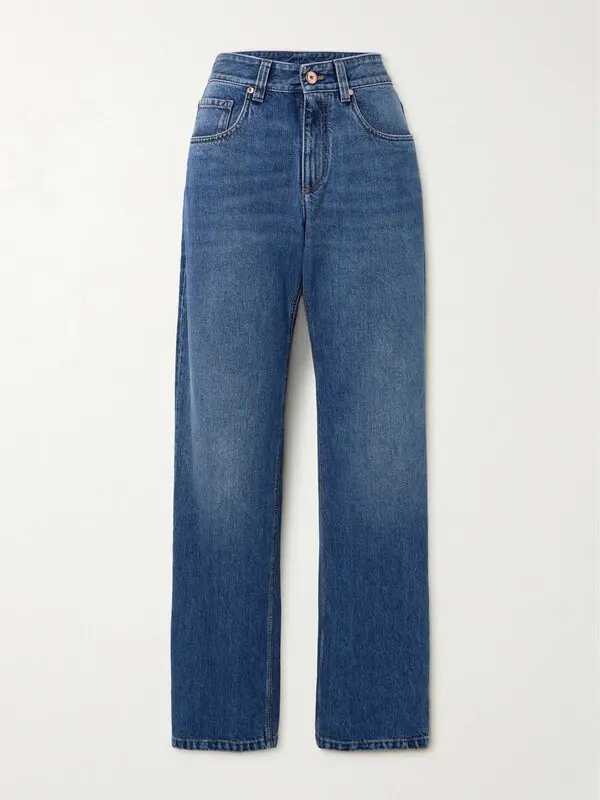 Brunello Cucinelli High-rise Jeans - Mid Denim