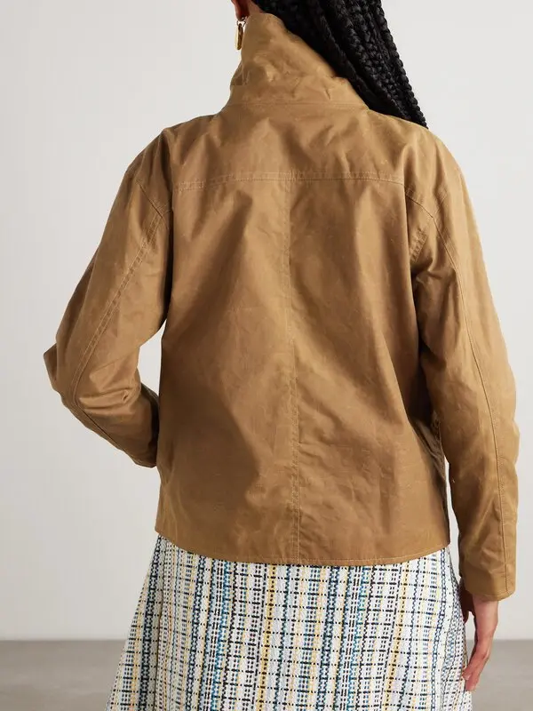 Brandon Maxwell Everett Waxed-cotton Jacket