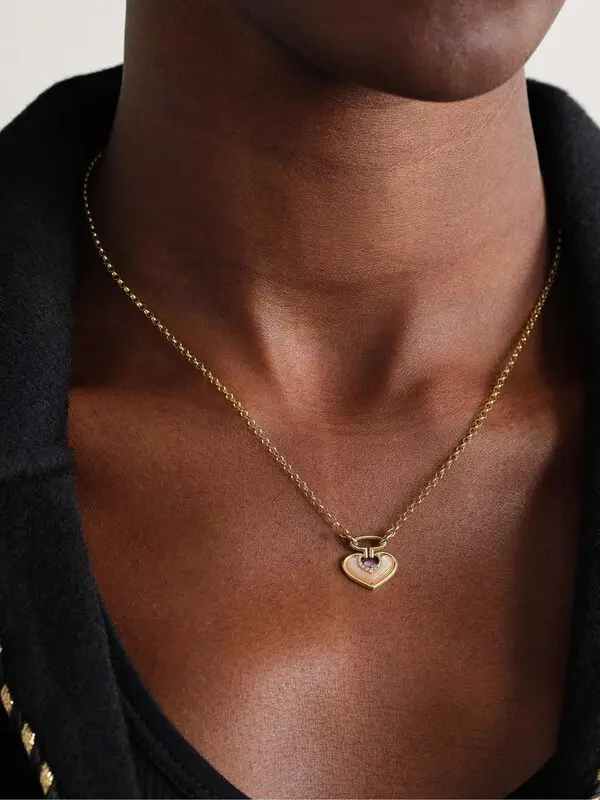 L’ATELIER NAWBAR Sailor Venus 18-karat Multi-stone Necklace