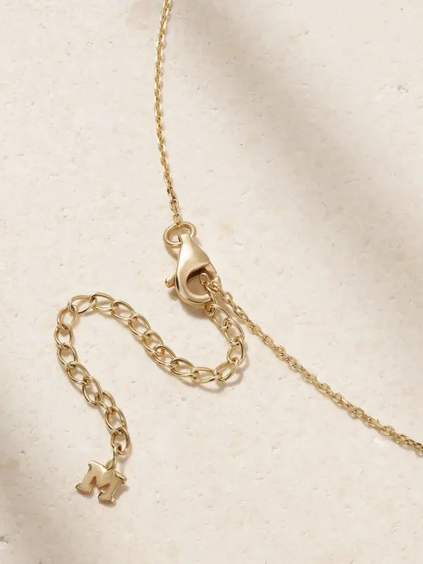 Mateo 14-karat Gold, Topaz And Diamond Necklace