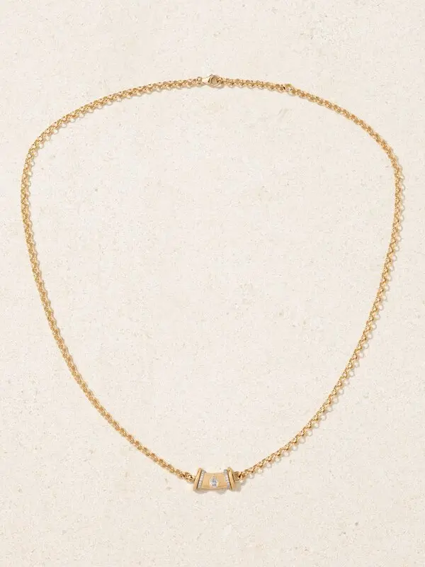 L’ATELIER NAWBAR Warrior Princess Diamond Pendant Necklace