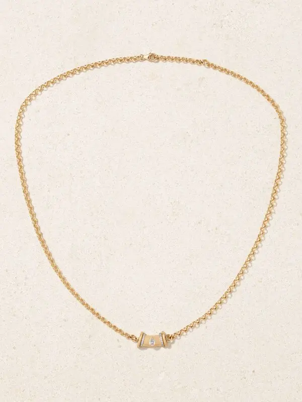 L’ATELIER NAWBAR Warrior Princess Diamond Pendant Necklace
