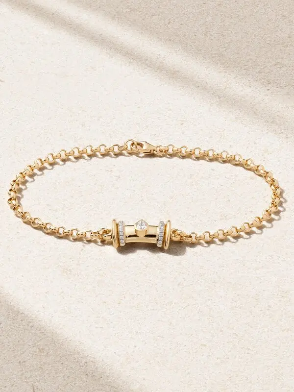 L’ATELIER NAWBAR 18-karat Diamond Bracelet - Gold