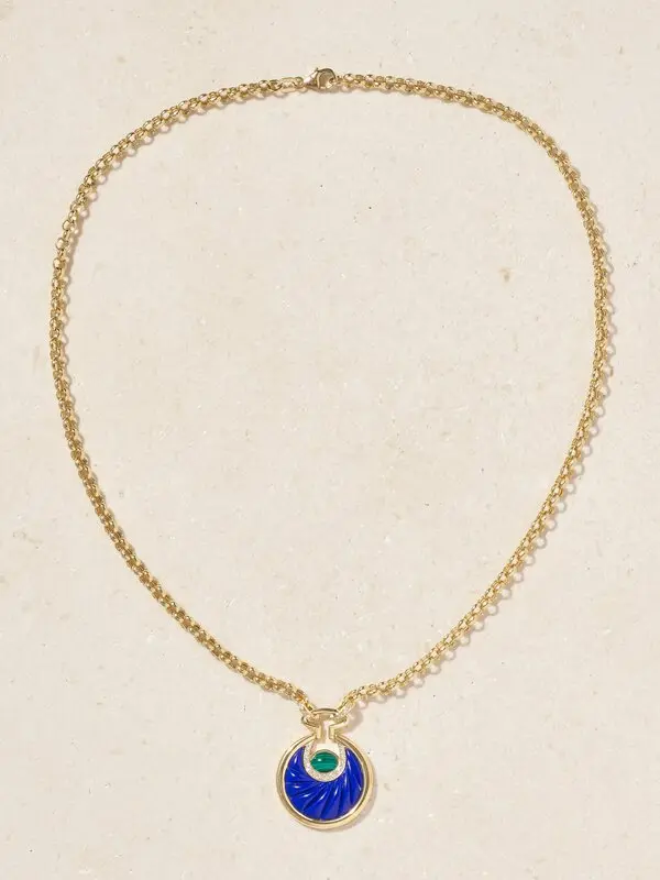 L’ATELIER NAWBAR Circus Moon Multi-stone Necklace