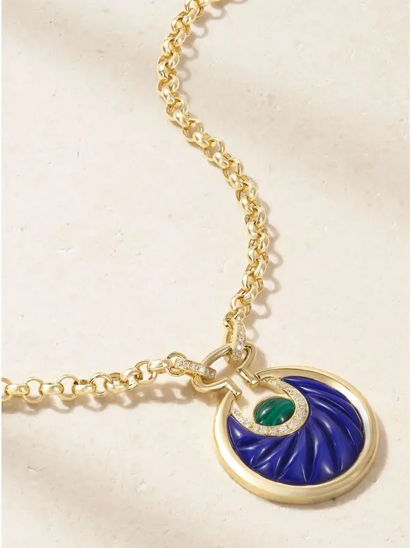 L’ATELIER NAWBAR Circus Moon Multi-stone Necklace