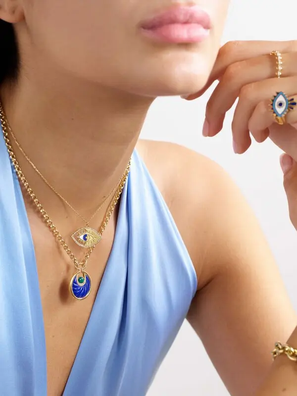 L’ATELIER NAWBAR Circus Moon Multi-stone Necklace