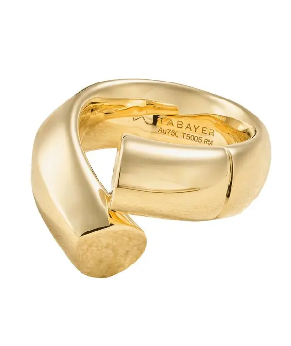TABAYER Large 18-karat Ring - Gold