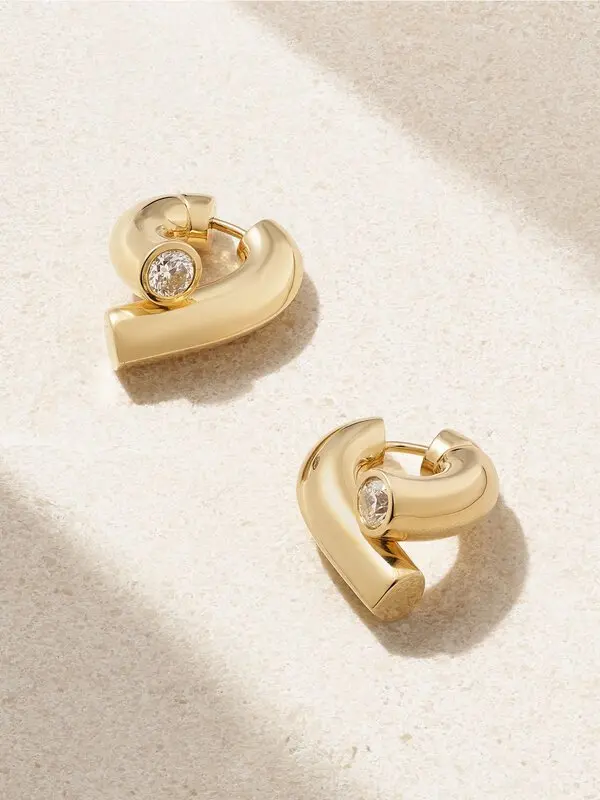 TABAYER Oera 18-karat Diamond Earrings - Gold