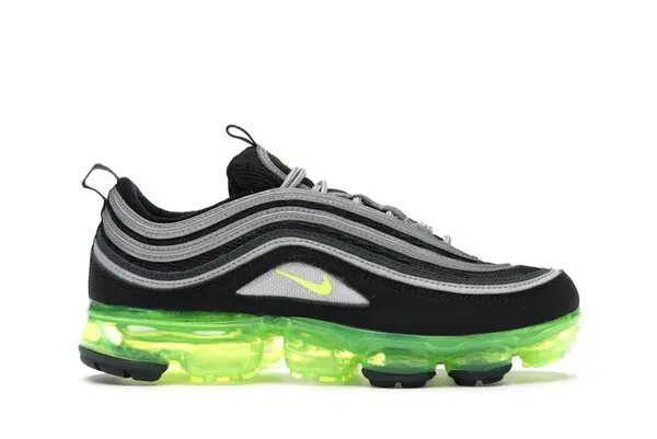 Nike Air Vapormax 97 Sneakers - Black/voltone-colormetallic Silverone-colorwhite