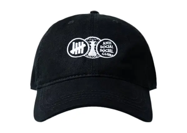 ANTI SOCIAL SOCIAL CLUB X Undefeated Position Cap - Black