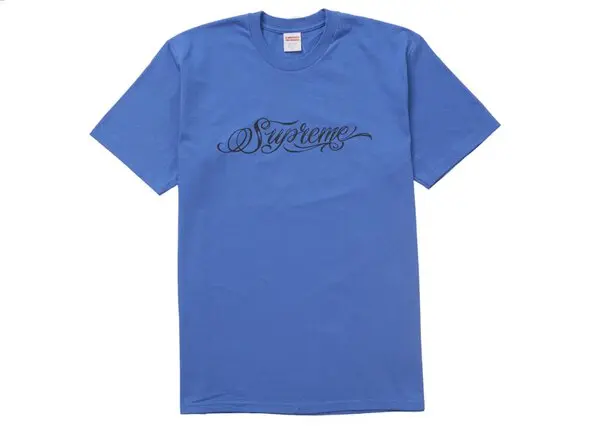 Supreme Script Tee Shirt - Royal