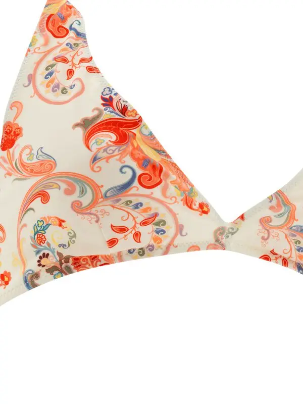 Etro Paisley Print Bikini - White