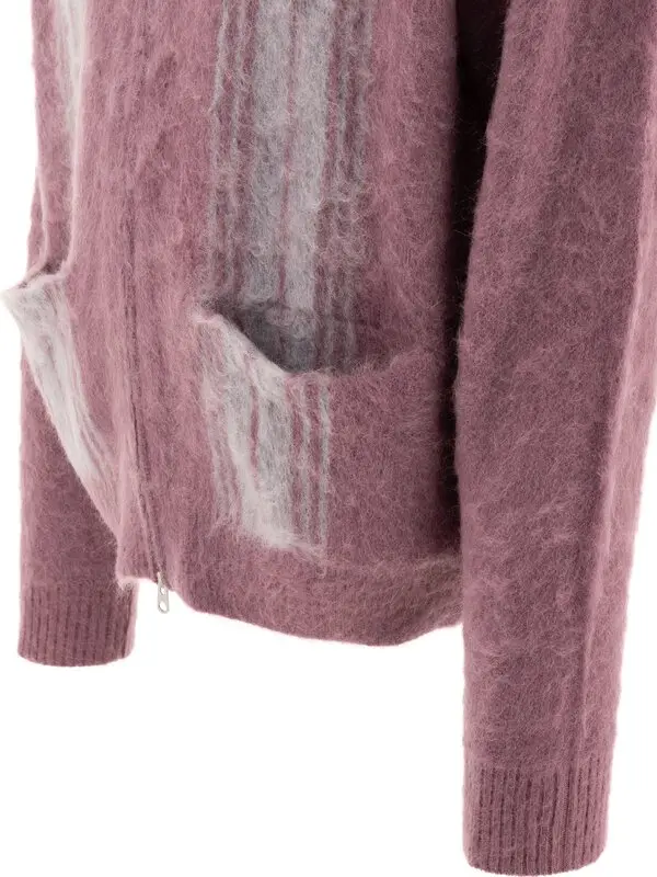Human Made Zip Up Cardigan In Purple - 33% Off | Editorialist