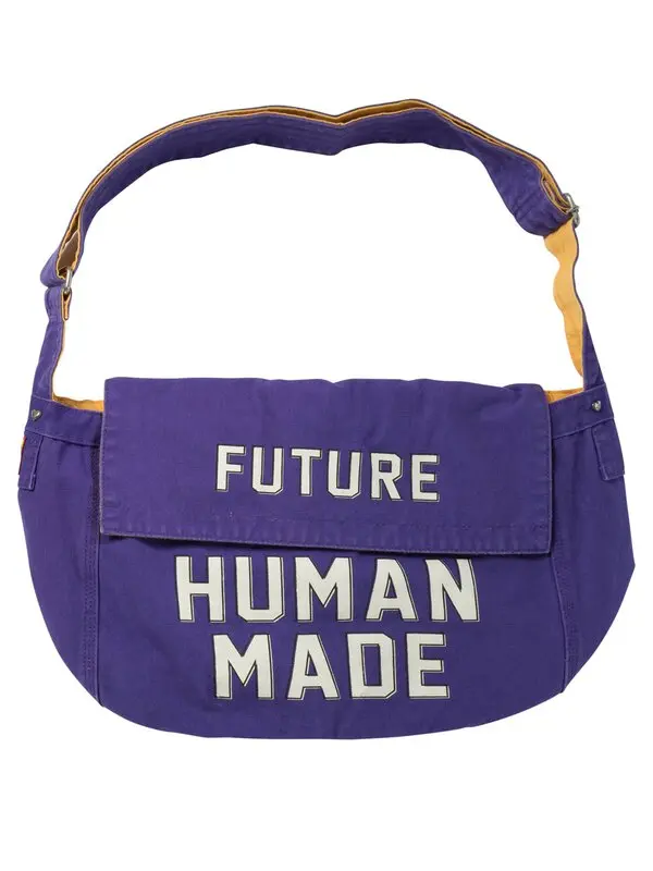 Human Made Mail' Crossbody Reversible Bag - Purple | Editorialist