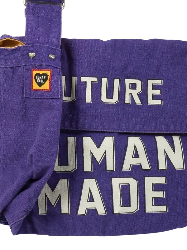 Human Made Mail' Crossbody Reversible Bag - Purple | Editorialist