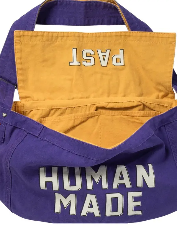 美品】HUMAN MADE ショルダーバッグ 紫と黄色 リバーシブル 【公式通販】