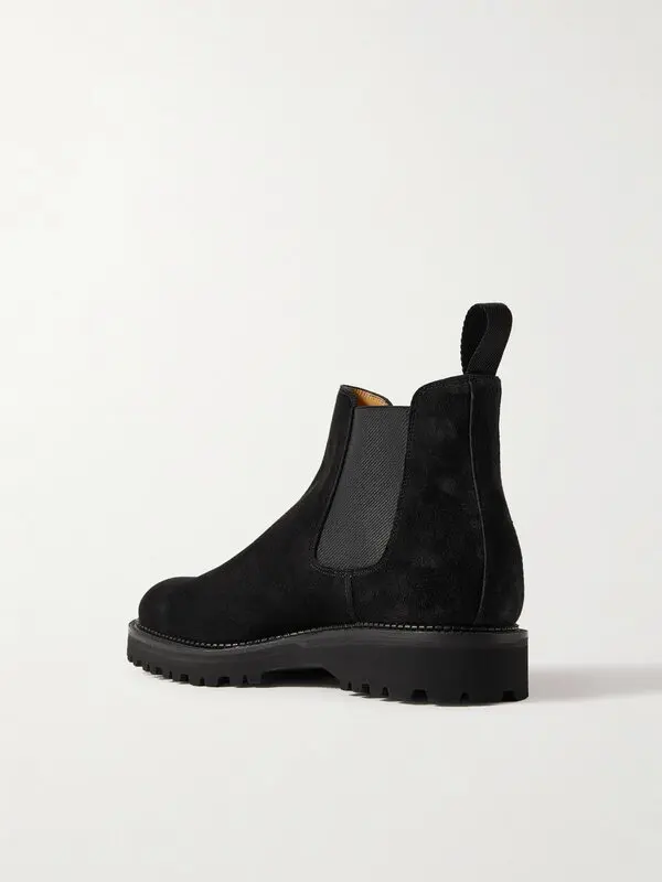 John Lobb Lawry Suede Chelsea Boots
