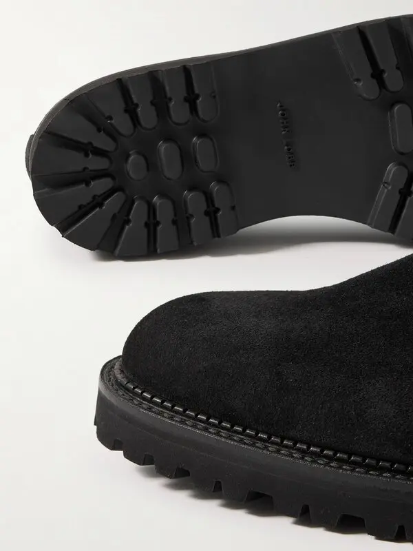 John Lobb Lawry Suede Chelsea Boots