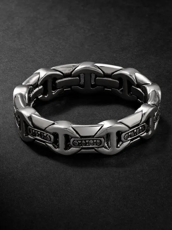 Hoorsenbuhs Wall Dame Sterling Diamond Ring