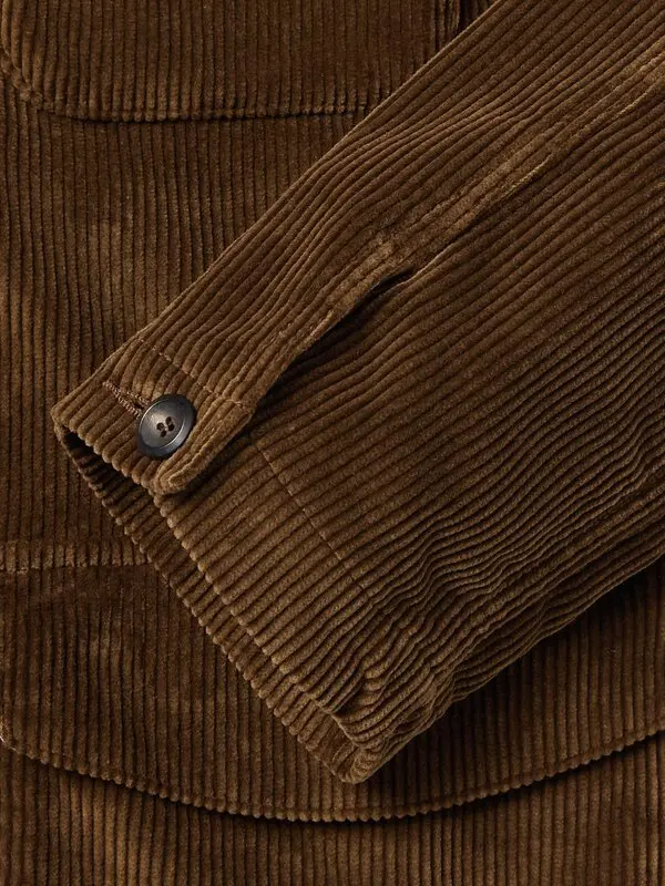 DRAKE'S Cotton-corduroy Chore Jacket