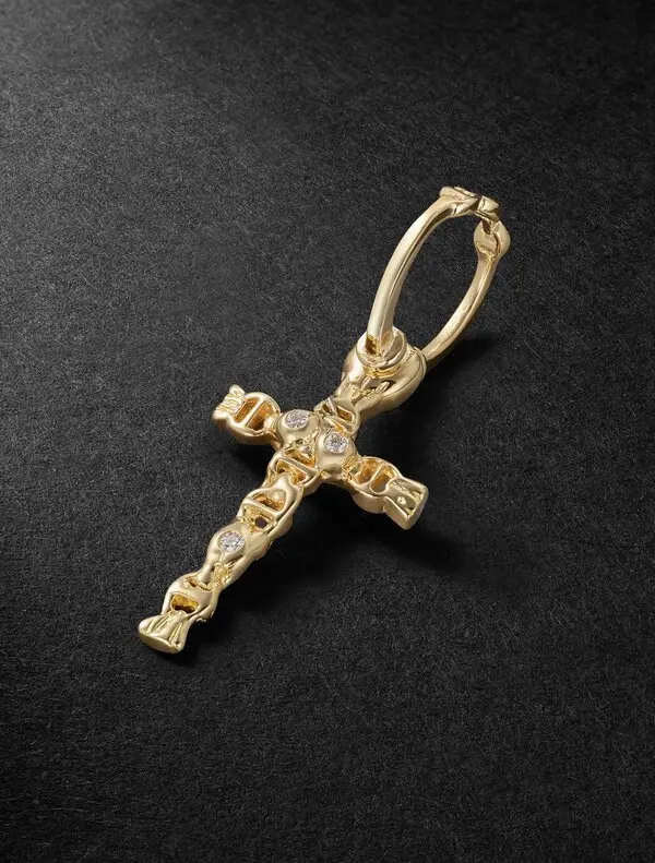 Hoorsenbuhs Sacred Cross Pendant - Gold