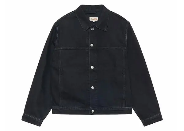 StÜssy Denim Trucker Jacket - Black