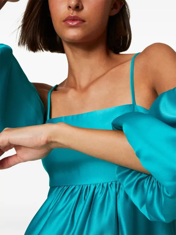 Twinset Duchesse Midi Dress In Green - 30% Off | Editorialist