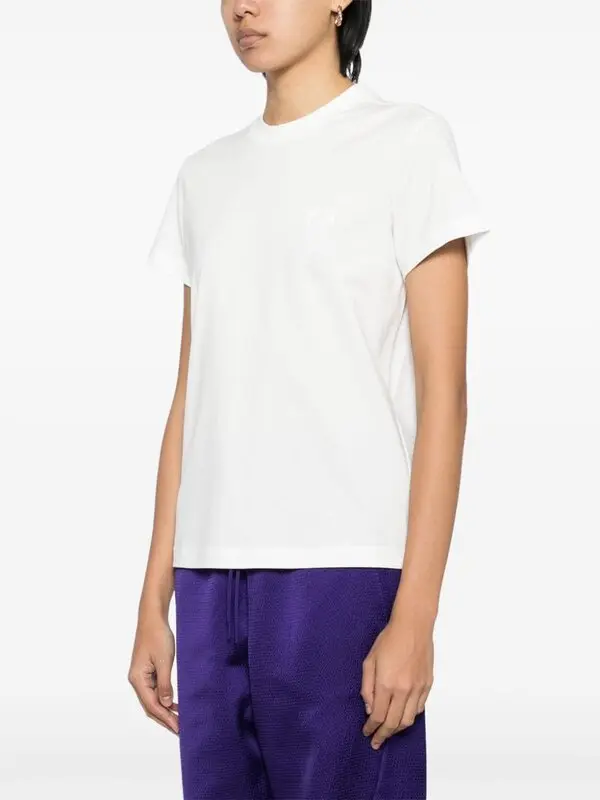 Y3 Logo-print Cotton T-shirt - White