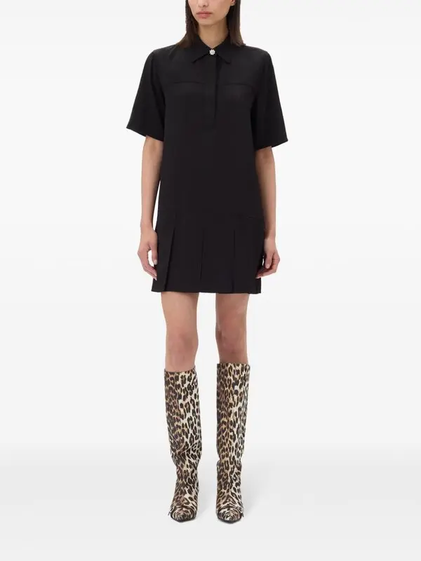 GANNI Twill Mini Dress