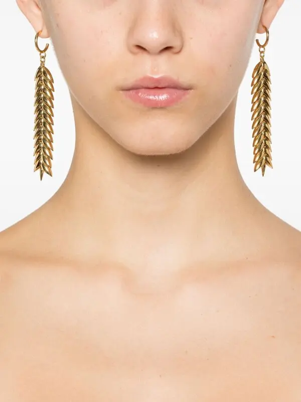 Bevza Long Spikelet Earrings