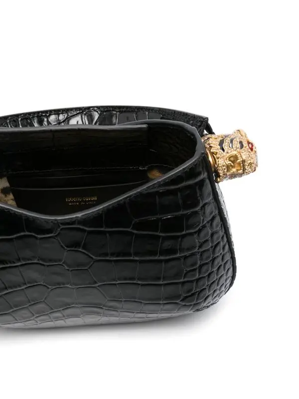 Roberto Cavalli Medium Shoulder Bag - Black