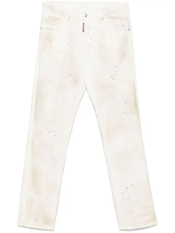 Dsquared2 Paint Splatter Denim Jeans