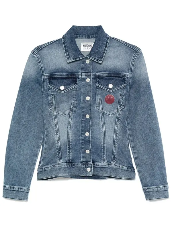 Moschino Logo-patch Denim Jacket